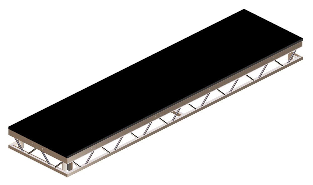 Litedeck 8x2 Stage Deck Hire